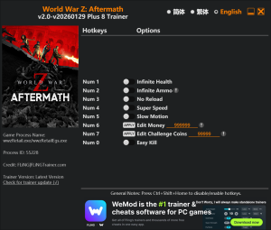 World War Z/World War Z: Aftermath Trainer - FLiNG Trainer - PC Game ...