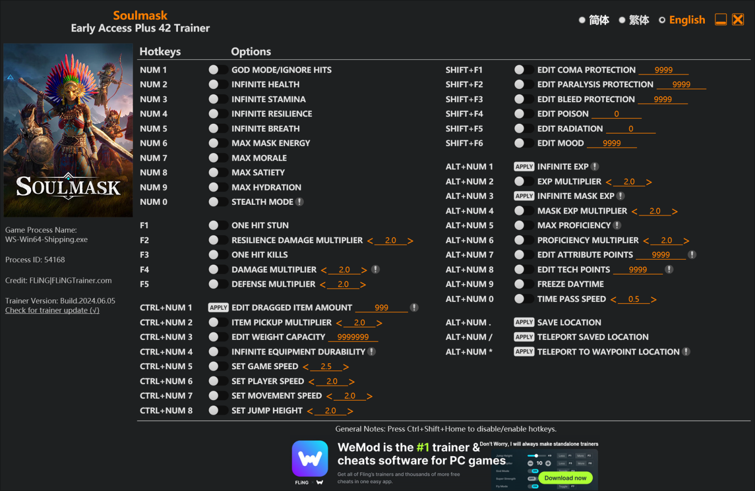 Soulmask Trainer - FLiNG Trainer - PC Game Cheats and Mods